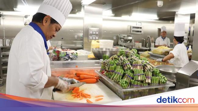 Sajikan 30 Ribu Makanan, Ini Kesibukan Dapur Kapal Pesiar Terbesar di ...