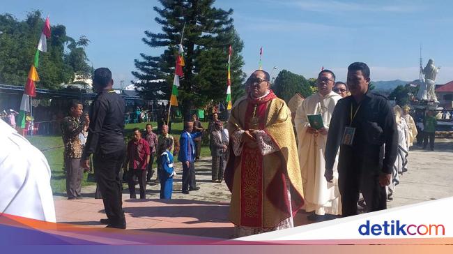 Penahbisan Uskup Ruteng Usai, Peserta Datang Tak Sebanyak Target Awal