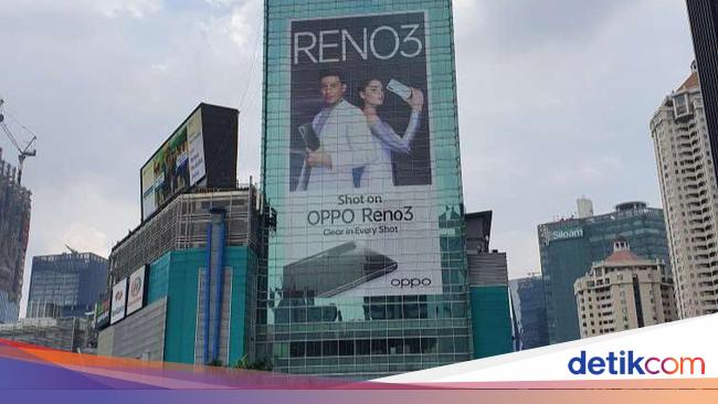 OPPO Pajang Reklame Foto Segede Gaban di Gedung, Ini Ceritanya
