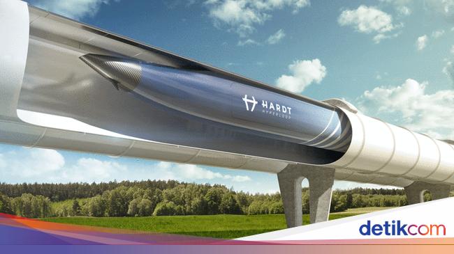 Potret Hyperloop, Kereta Super Cepat yang Siap Ngebut di 2028