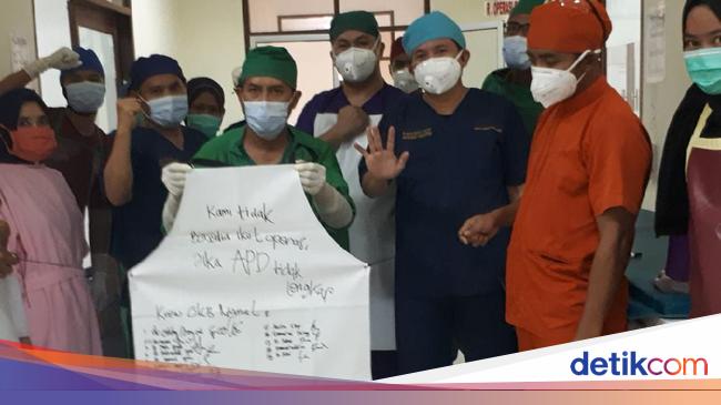 Protes Kekurangan APD, Tim Medis RSUD di Sidrap Ancam Mogok Layani ...