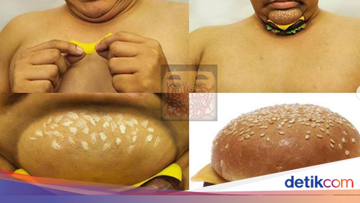 Pakai Bahan Seadanya, Pria Ini Cosplay Jadi berbagai Bentuk Makanan