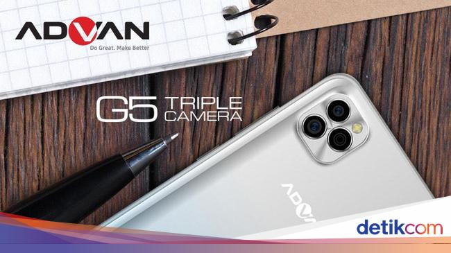 Punya Tiga Kamera, Ini Spesifikasi dan Harga ADVAN G5