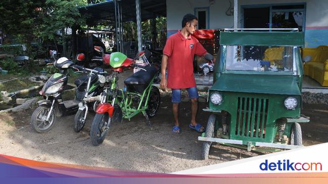 Mobil dan Sepeda Listrik Ini Rakitan Jember Lho