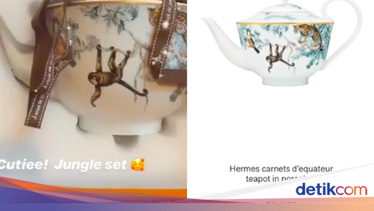 Mewah! Intip Piring hingga Teko Hermès Milik Syahrini dan Rachel Vennya