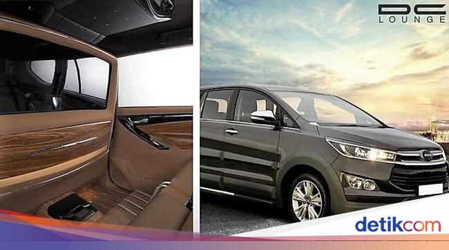 Mewah, Potret Modifikasi Toyota Innova dengan Interior ala Kabin Pesawat