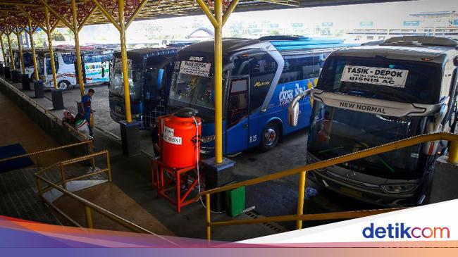 Begini Aktivitas di Terminal Jatijajar Depok Saat New Normal