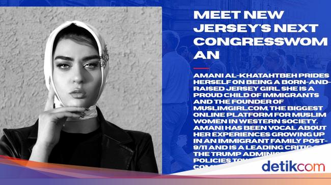 Amani Al Khatahtbeh Muslim Berhijab Pertama Calon Anggota Kongres As