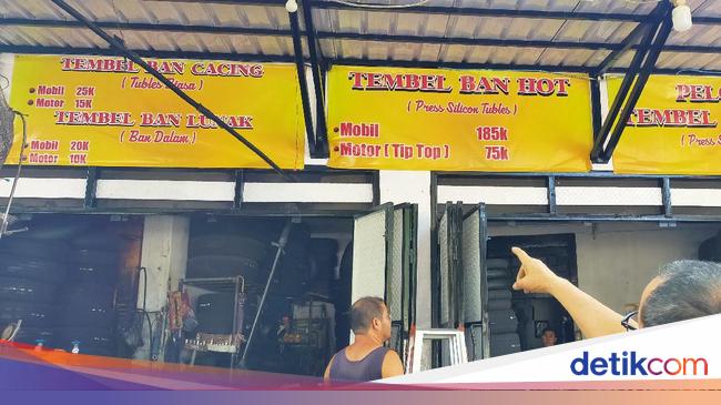 Bengkel Tambal Ban Rp 600 Ribu Kini Pasang Daftar Harga
