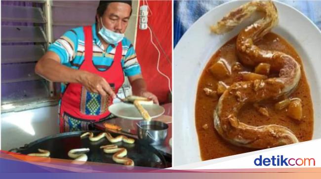 Yummy! Ini 5 Bentuk Roti Canai Unik, Bentuk Ular hingga Masker