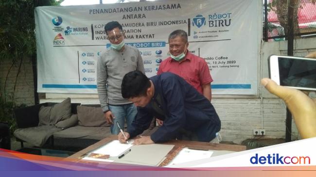 Robot Biru, Bantu Kekuatan Ekonomi Koperasi-UMKM Saat Pandemi Corona