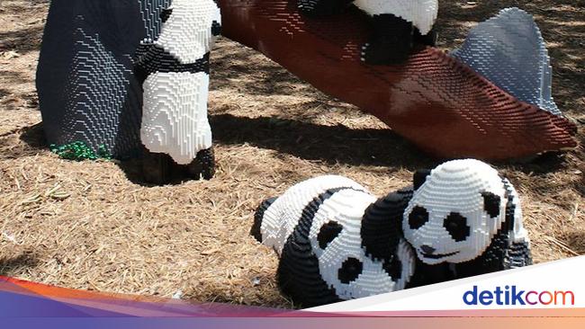 Kebun Binatang Ini Koleksi Hewan-hewan Lego, Cakep Banget!