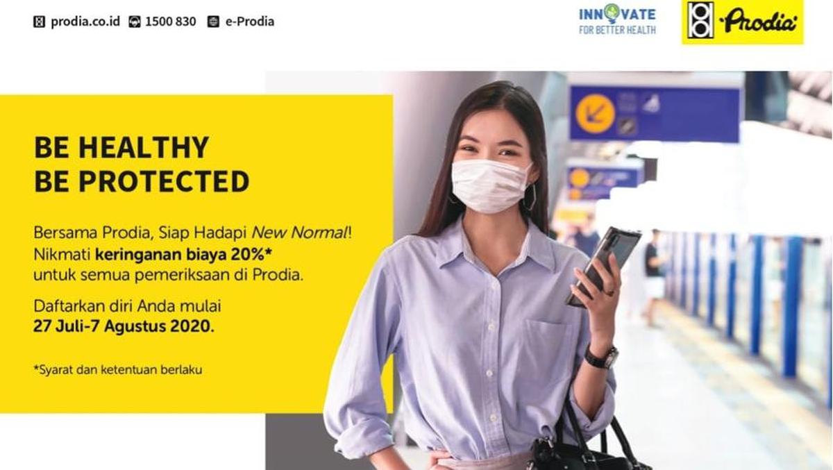 Era New Normal, Prodia Beri Keringanan Biaya Check Up untuk Masyarakat