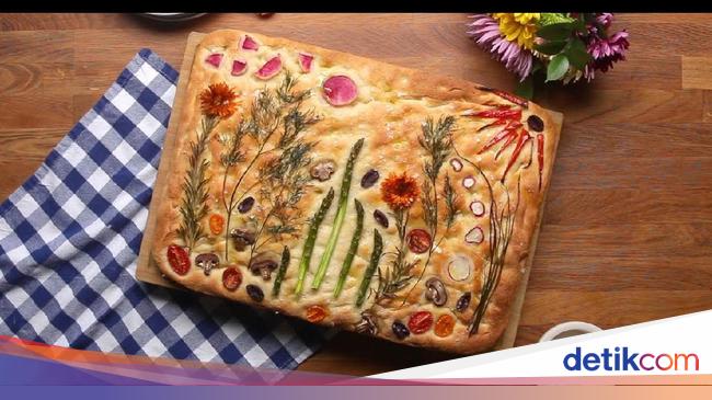 Cantiknya Roti Italia Bertema Kebun Bunga yang Jadi Tren