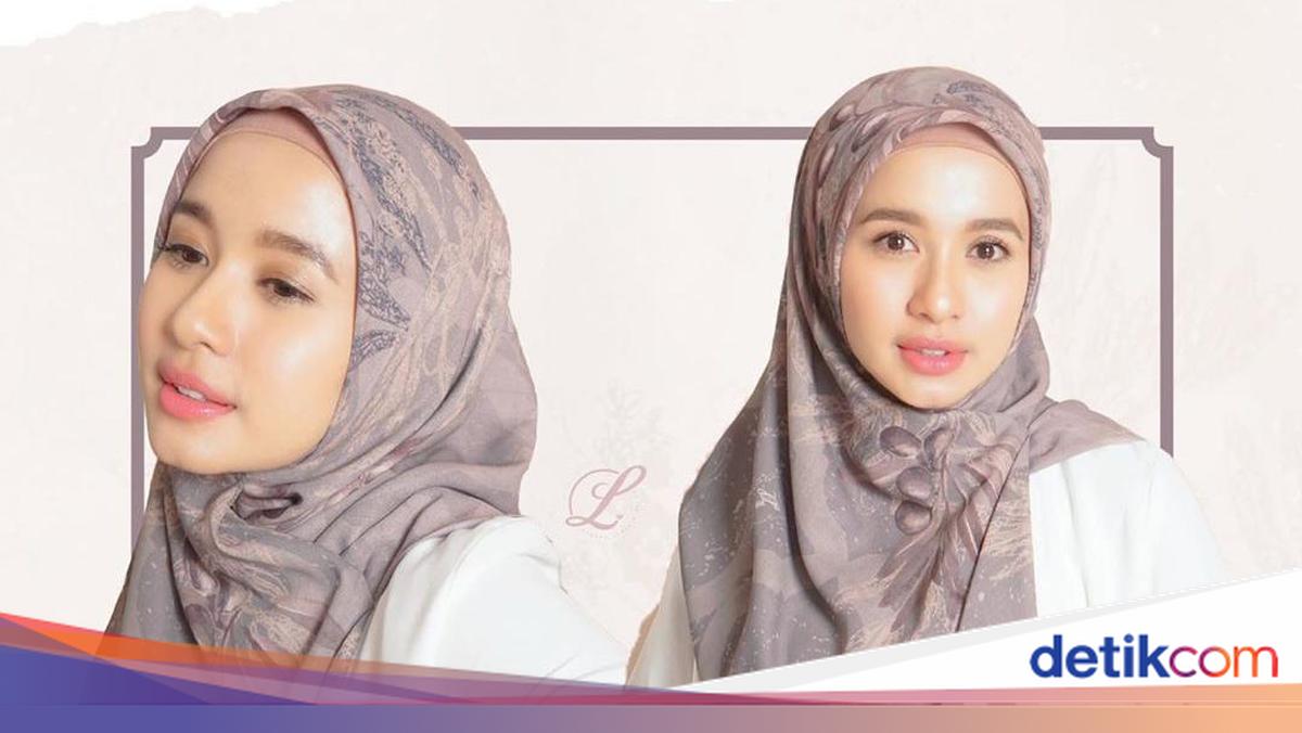 6 Tutorial Hijab Pashmina dan Segi Empat Buat Idul Adha