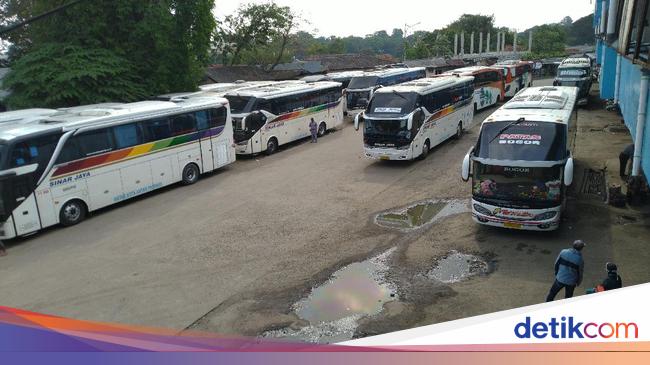 Terminal Baranangsiang Bogor Sepi Penumpang Jelang Idul Adha 2020