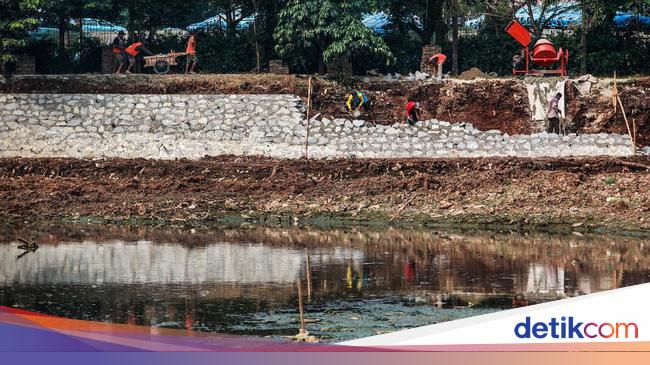Antisipasi Banjir, Setu Parigi Tangsel Diperbaiki