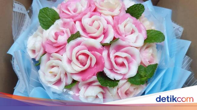 10 Puding Buket Bunga Cantik Buat Hadiah Istimewa