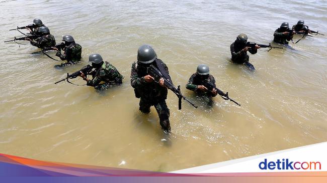 Intip Latihan Pemeliharaan Prajurit Batalyon Raider