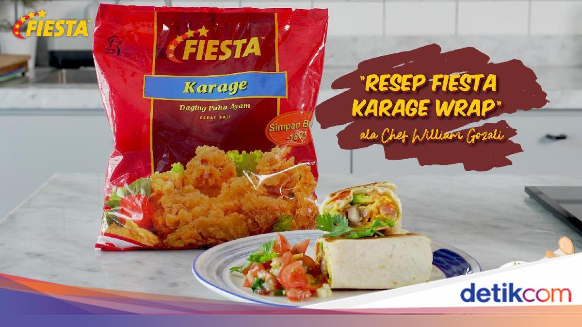Resep Fiesta Karage Wrap ala Restoran