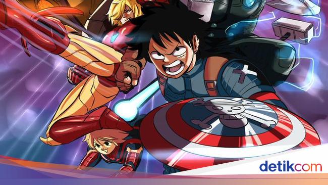 Keren! Luffy Cs One Piece Jadi Karakter Marvel