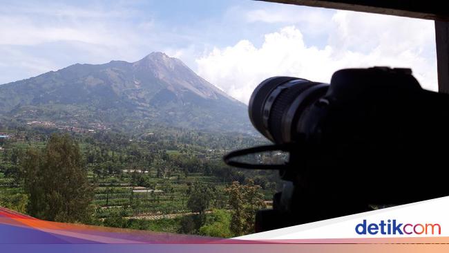 Laju Deformasi Gunung Merapi Rata-rata 13 Cm Per Hari
