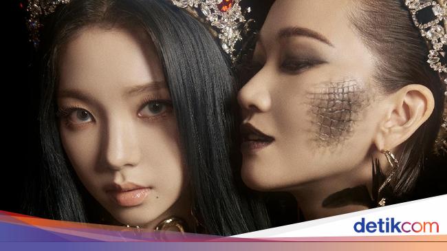 Foto-foto Karina aespa untuk Debut Black Mamba