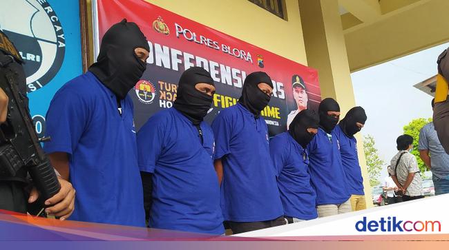 Ini Tampang Gerombolan Perampok yang Viral Ditangkap di Tengah Jalan