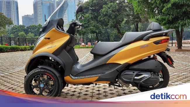 Motor 3 Roda Piaggio MP3 500 HPE Sport Advance: Bisa Berdiri Tanpa ...