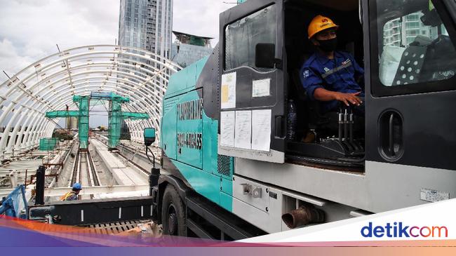 Begini Progres Pembangunan LRT Jabodebek