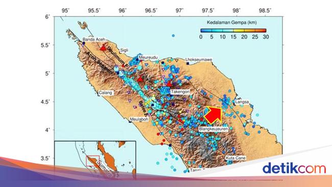Gempa Aceh M 4,9 Dipicu Sesar Anjak Langsa, BMKG: Patut Diwaspadai