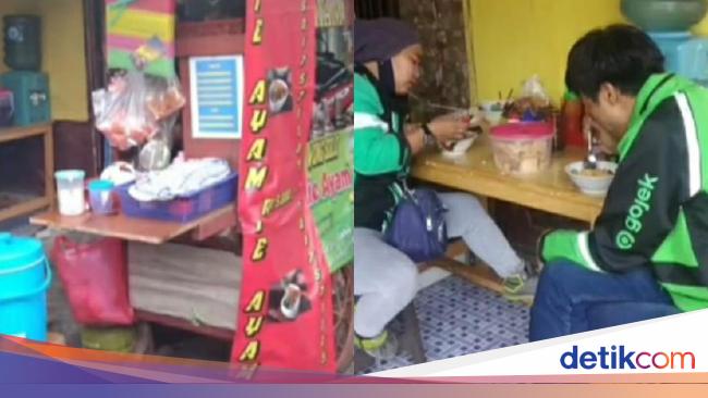 Khusus Ojol, Penjual Mie Ayam Ini Kasih Harga Rp 5 Ribu per Porsi