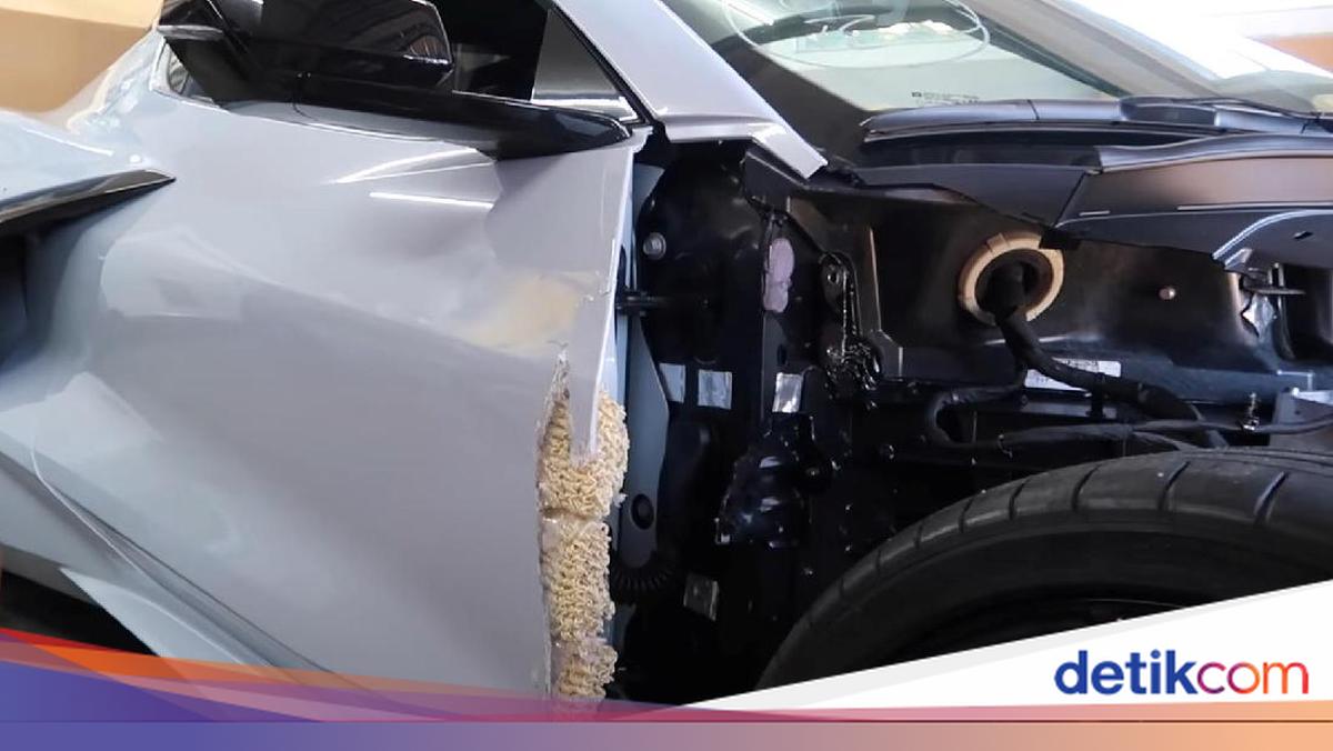 Mi Instan Dipakai Buat Tambal Body Mobil yang Rusak