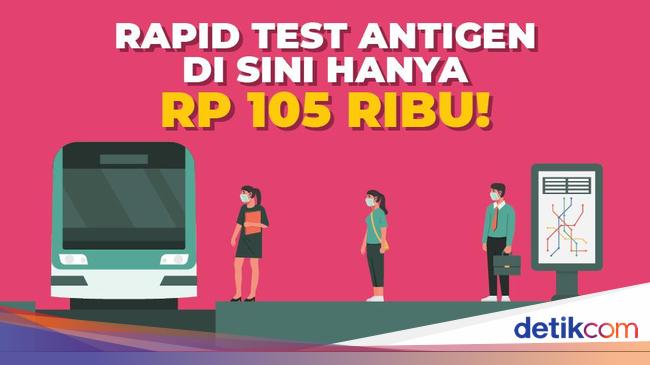 Rapid Test Antigen di 9 Stasiun Ini Hanya Rp 105 Ribu!