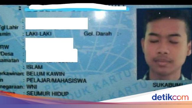 Viral Foto KTP Merem Pria Sukabumi, Bikin Netizen Auto Ngakak
