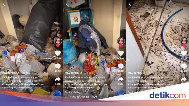 Viral Kamar Kost Penuh Sampah Dan Kecoak Netizen Duga Hoarding Disorder
