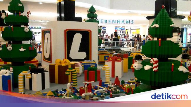 Wah! Ada Kota Lego Bernuansa Natal di Senayan City