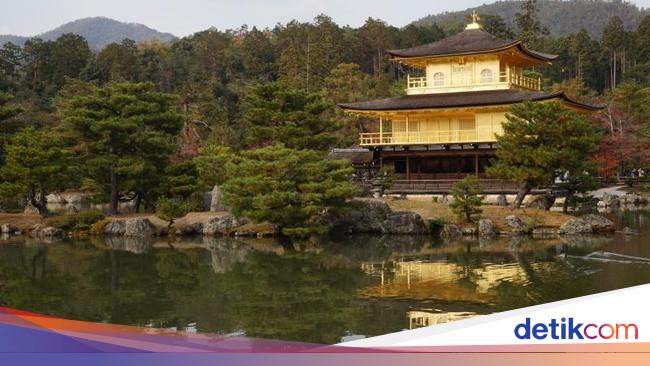 Kuil Berlapis Emas di Jepang, Cantik Banget