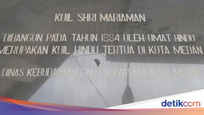 Kuil Shri Mariamman, Kuil Tertua di Kota Medan