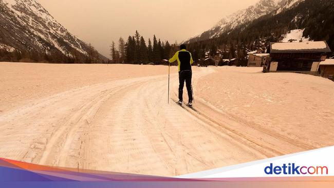 Mendadak Sendu, Langit Eropa Berubah Oranye karena Debu Sahara