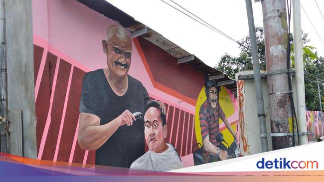 Ada Mural FX Rudy Cukur Rambut Gibran Mejeng di Solo, Ini Maknanya