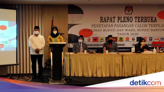 Ipuk-Sugirah Ditetapkan Jadi Bupati-Wakil Bupati Banyuwangi Terpilih