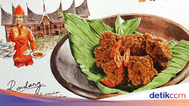 Bikin Ngiler! Pempek hingga Rendang Ini Ternyata Lukisan Realistis Keren