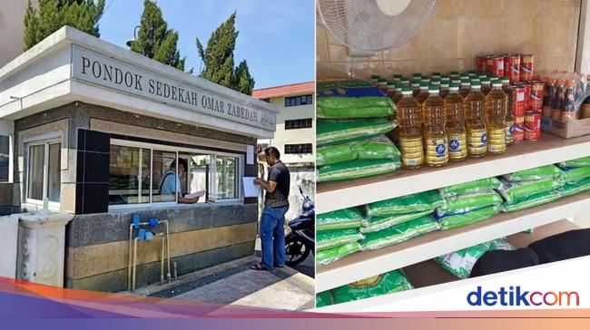 Keluarga Ini Buka Kios Sedekah untuk Bagikan Sembako Gratis