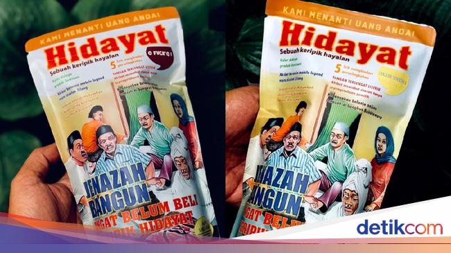 Unik! Buku Azab Kubur Jadi Inspirasi Kemasan Keripik