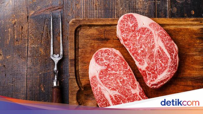 Mirip Daging Asli! Jepang Bikin Wagyu Sintetis Pakai Printer 3D