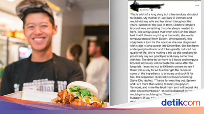 Haru! Pemilik Resto Nyetir 6 Jam Demi Bikin Masakan Favorit Pasien Kanker