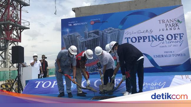 Topping Off, Tower Keempat Transpark Juanda Terjual 65%