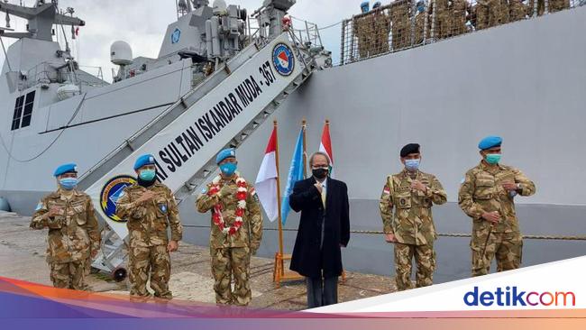 KRI Sultan Iskandar Muda 367 Tiba di Lebanon untuk Misi Perdamaian UNIFIL