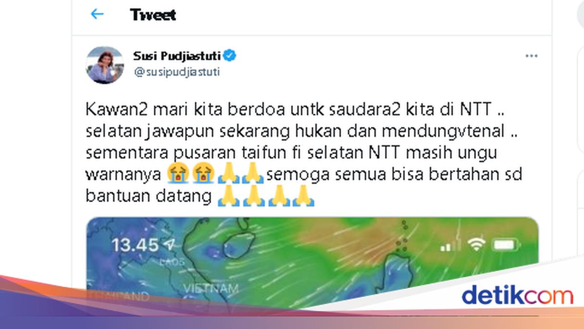 Apa Itu Windy, Aplikasi Cuaca Pilihan Susi Pudjiastuti